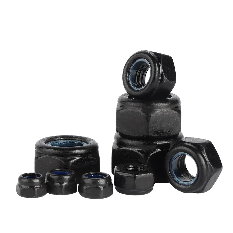 black oxide nylon lock nuts din982 - bolts nuts screws panda fastener
